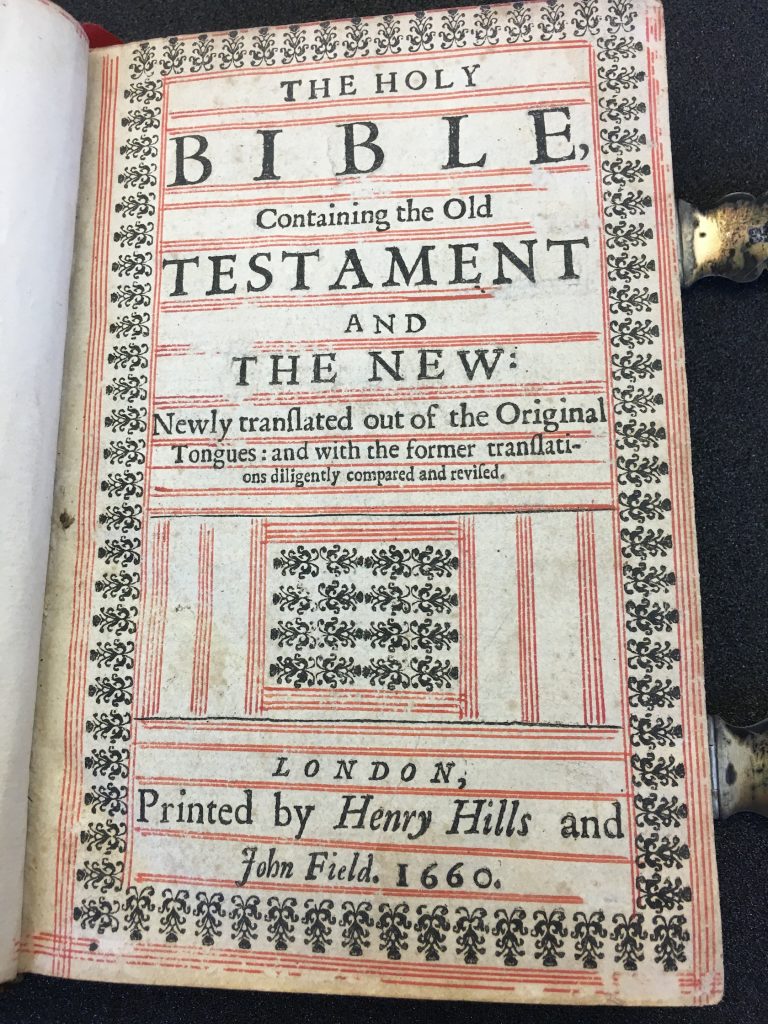 Heraldry and the English Bible – The Bible as Book: