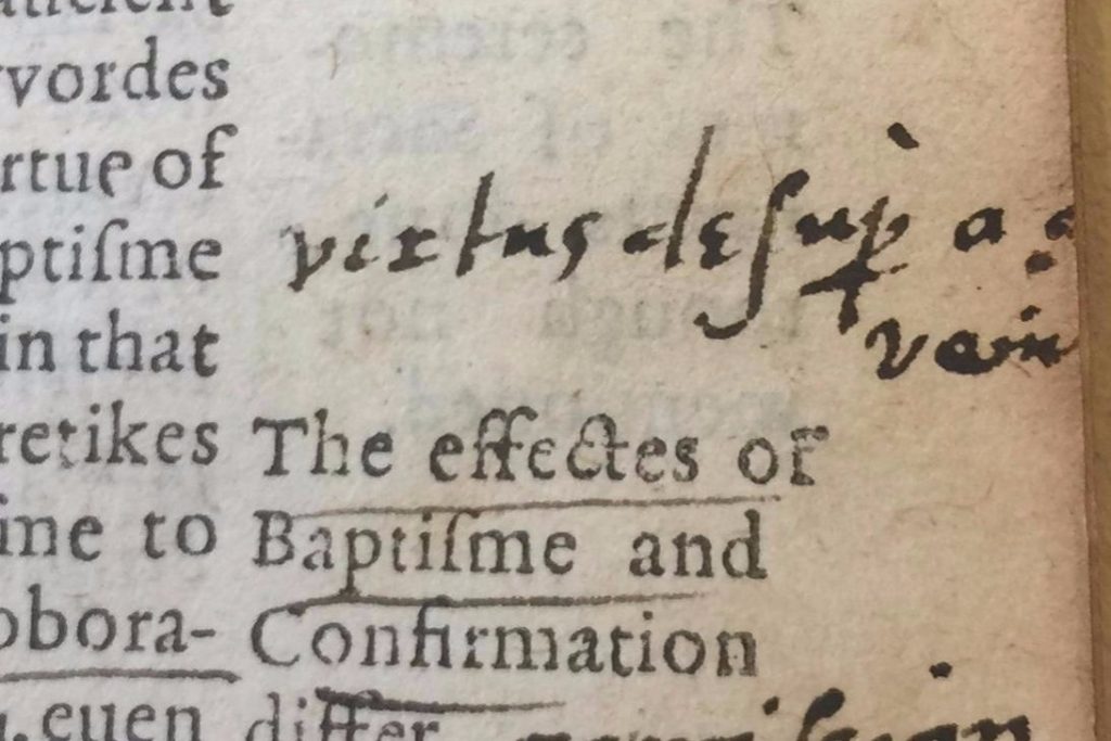 Handwritten Marginalia: Personalized Connections to the Past – The ...